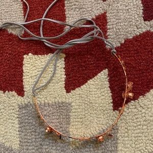 Accessories | Rose Gold Metal Flower Crown | Poshmark